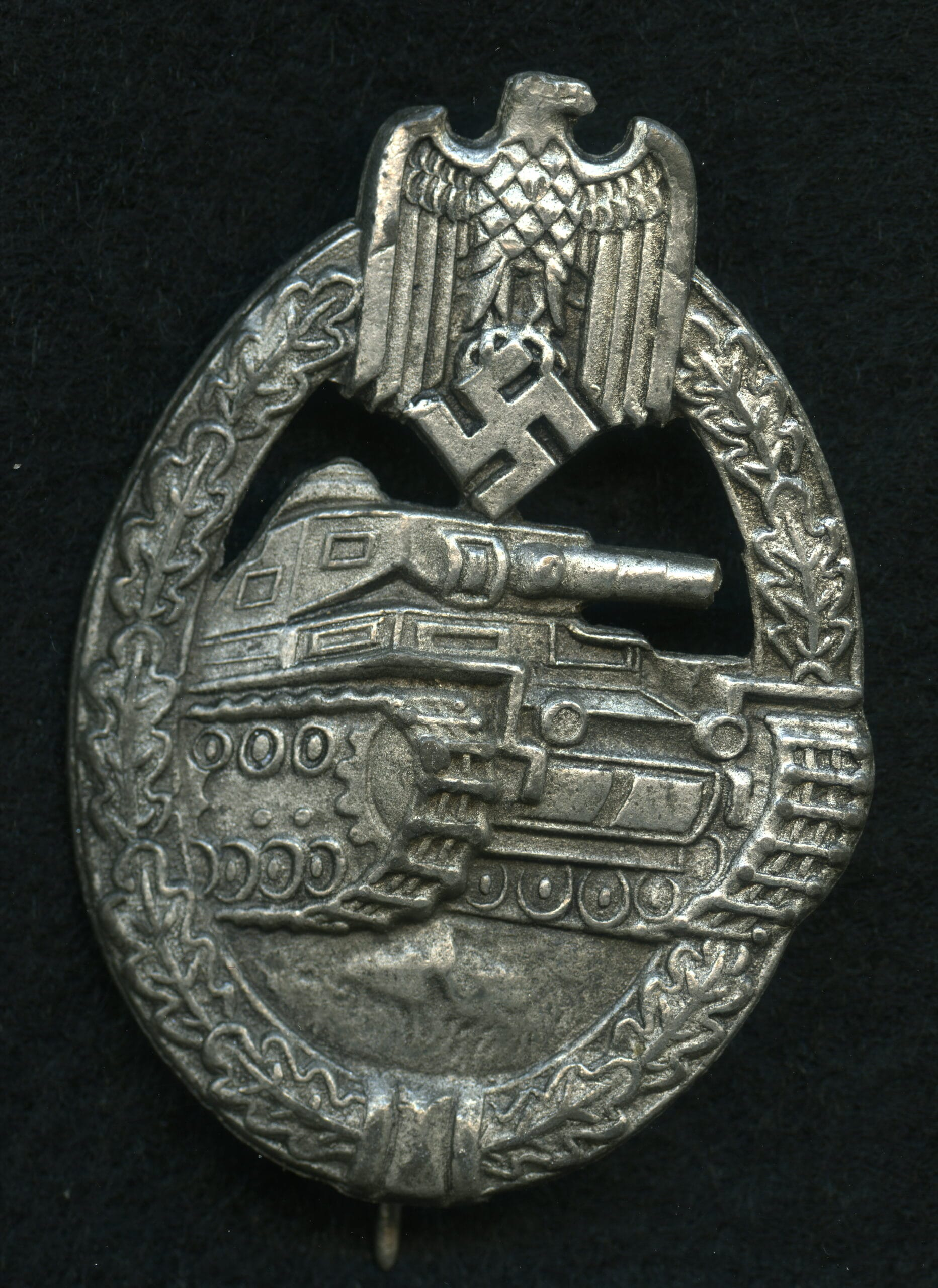 Silver Grade Panzer Assault Badge By Rudolf Souval - Iron Cross HQ