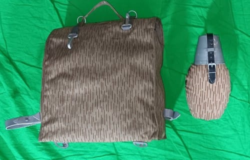 East German Zeltbahn Shelter Half Poncho Rain Drop Pattern Camo NVA DDR ...