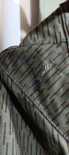 East German Zeltbahn Shelter Half Poncho Rain Drop Pattern Camo NVA DDR ...